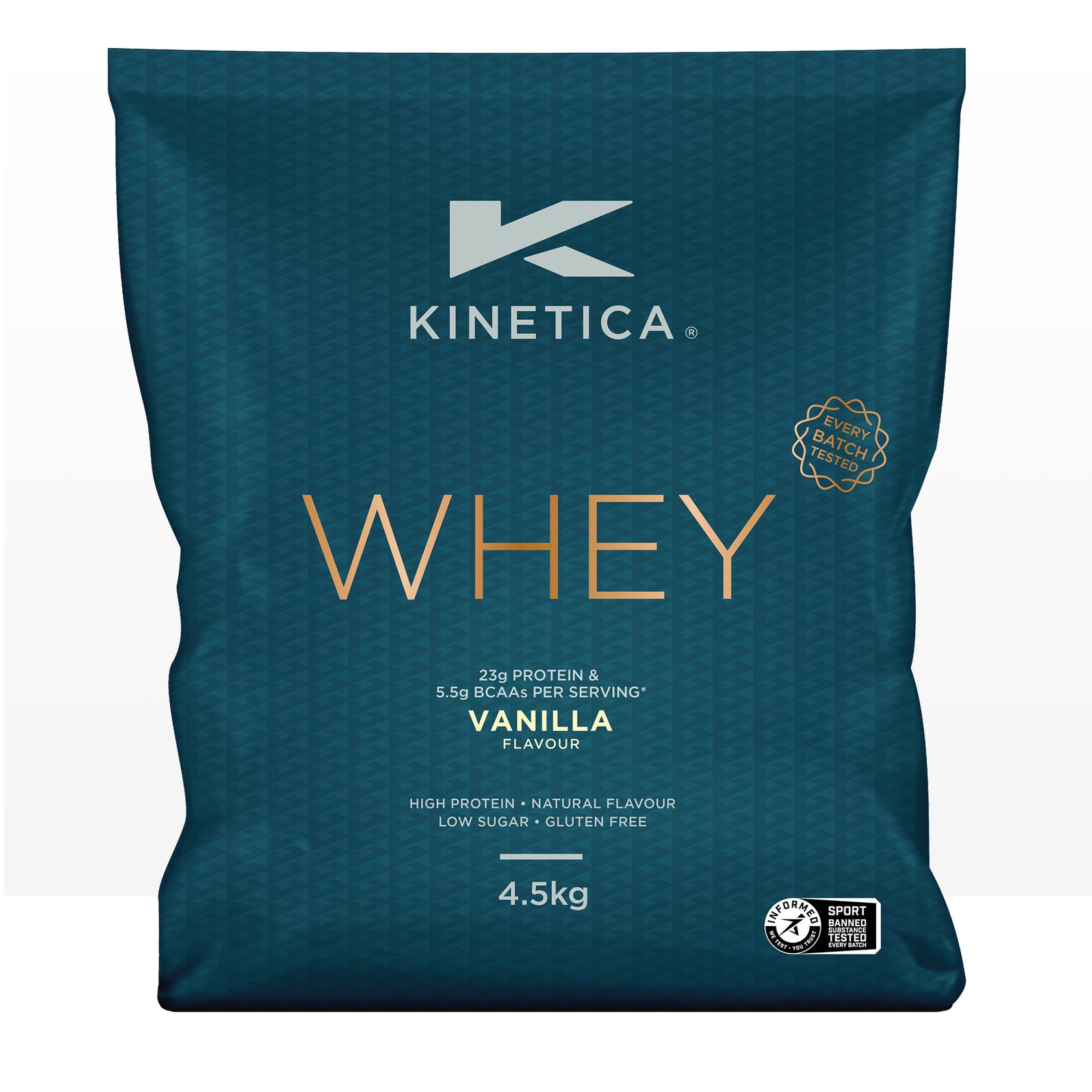 Whey Protein Powder Vanilla 4.5kg – Kinetica Sports